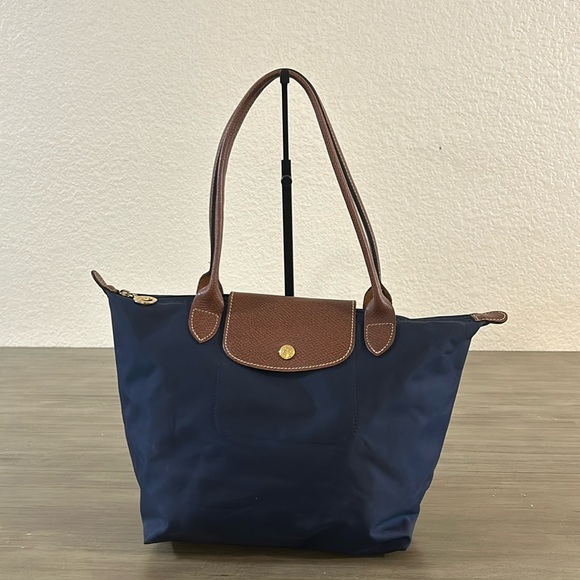 Longchamp | Bags | Longchamp Le Pliage Blue Small Nylon Tote Bag | Poshmark